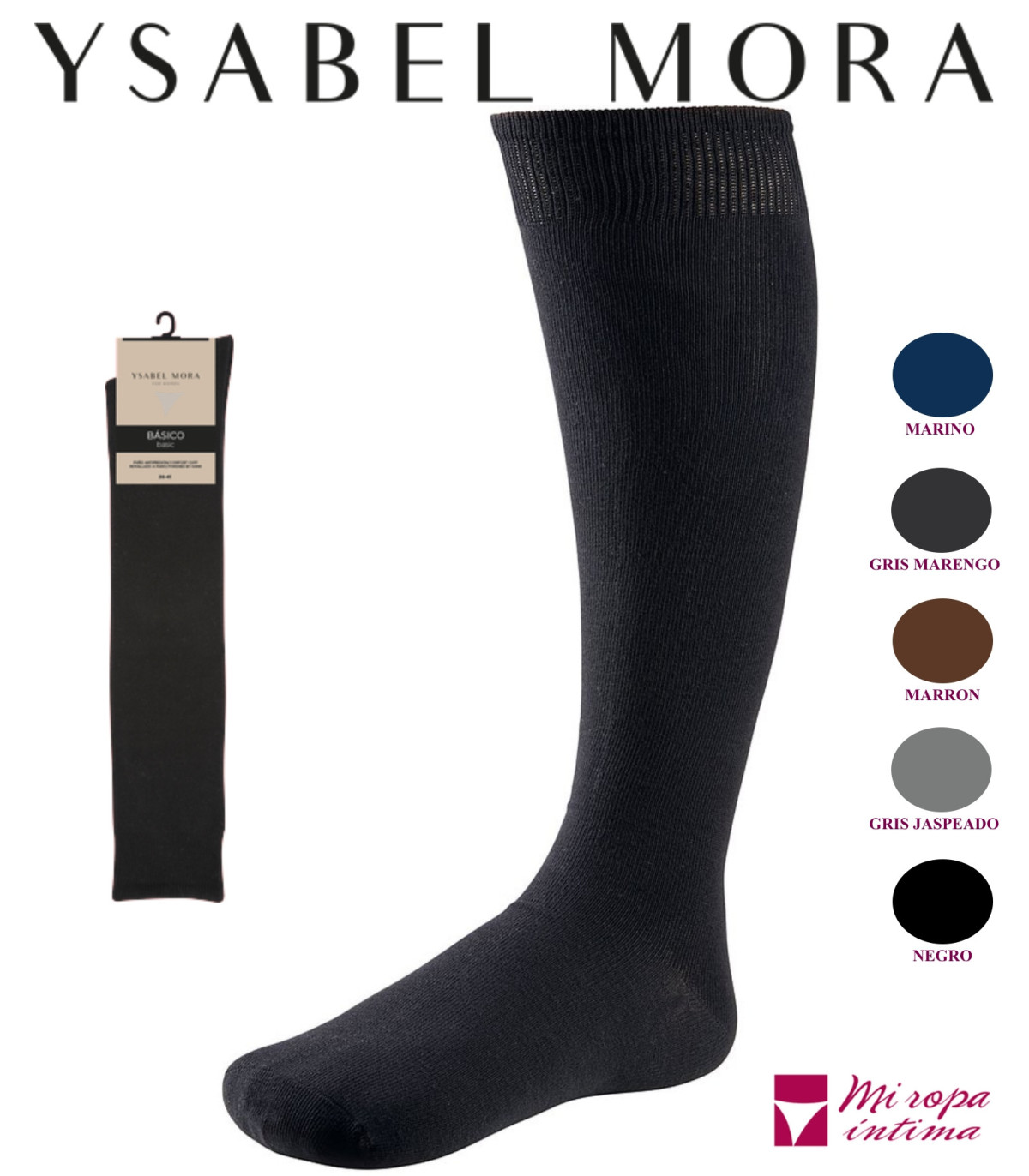 CALCETIN ALTO MUJER ALGODÓN DE YSABEL MORA REF: 12374 de venta online ...