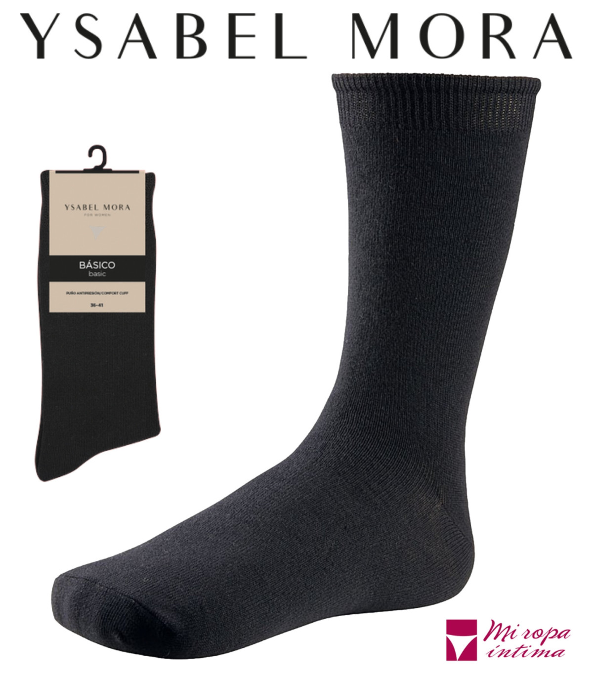 CALCETIN MUJER BASICO ALGODÓN DE YSABEL MORA REF: 12723 de venta online ...