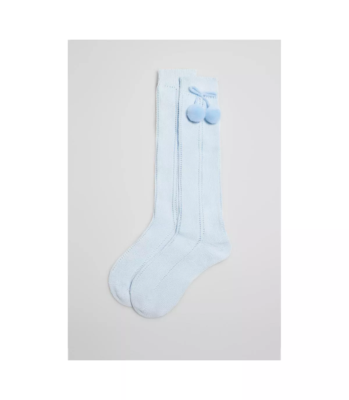 CALCETIN INFANTIL ALTO HILO CON BORLON DE YSABEL MORA REF: 02852 de ...