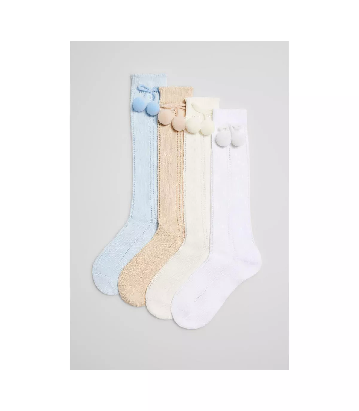 CALCETIN INFANTIL ALTO HILO CON BORLON DE YSABEL MORA REF: 02852 de ...