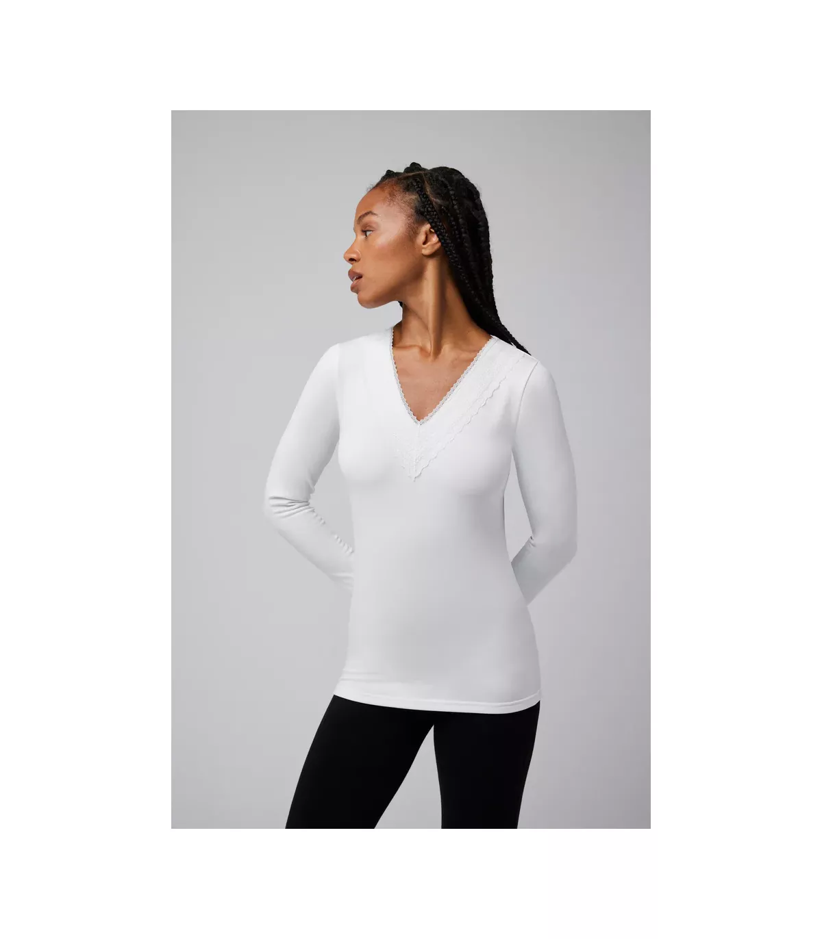 CAMISETA MUJER TERMICA CUELLO PICO DE YSABEL MORA REF: 70012 de venta online donde comprar desde ...